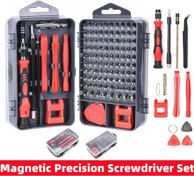 122 IN 1 Magnetic Precision Screwdriver Set PC Phone Electronics Repair Tool Kit £7.79 - PicClick UK