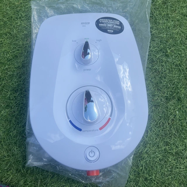 MIRA GO 9.5KW Electric Shower, Temperature and Power Controls 110M ...