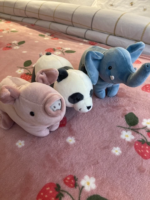 JELLYCAT MELLOW MALLOW Small Pig, Elephant, Panda £51.12 - PicClick UK