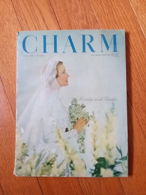 VINTAGE CHARM MAGAZINE April 1948 for women who work-fashions EUR 38,28 ...