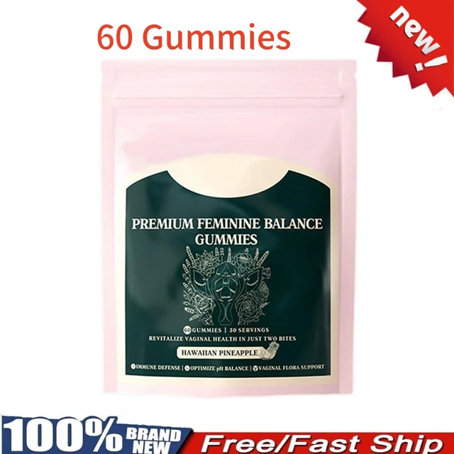 PREMIUM FEMININE PH Balance Gummies - 60 Gummies Vaginal Health Care ...