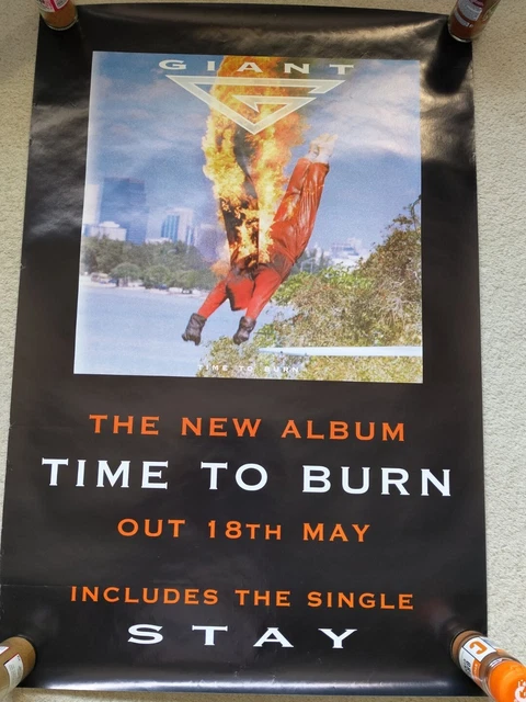 GIANT STAY DAN Huff Aor Rock Promo Poster Mint From Record Company 1992 ...