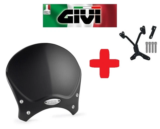 COMPLETE BLACK ALUMINUM Fairing Royal Enfield Interceptor 650 2019 GIVI ...