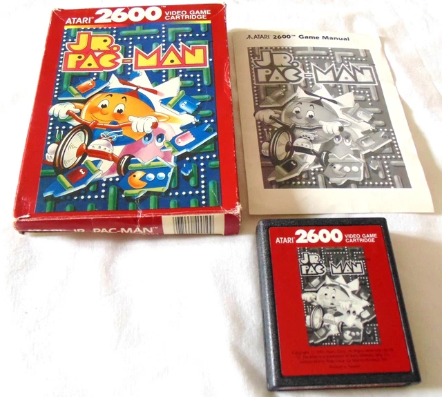 JR PAC-MAN AUTHENTIQUE version originale atari 2600 complet EUR 75,00 ...