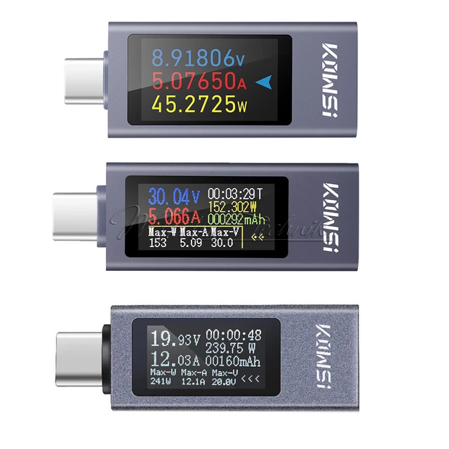 KWS-2303C/KWS-2302C/KWS-2301C DC4~30V TYPE-C Tester Voltage Current ...