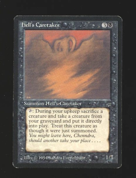HELL'S CARETAKER X1 Legends légèrement joué MTG Magic the Gathering EUR ...