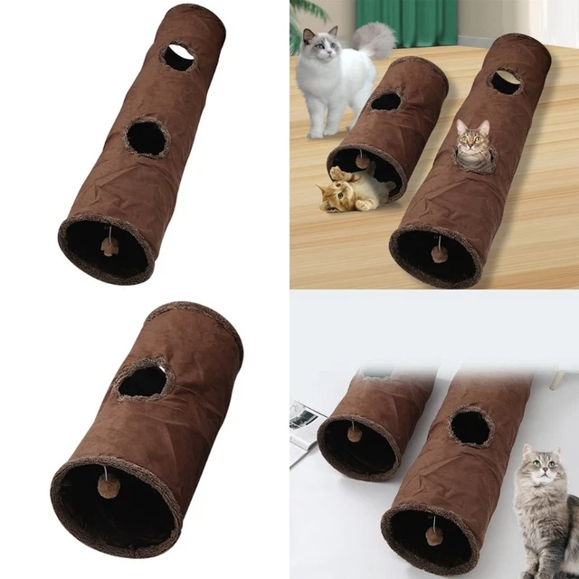 CAT TUNNEL TUBE Collapsible Spring Tube for Small Animal Easy to ...