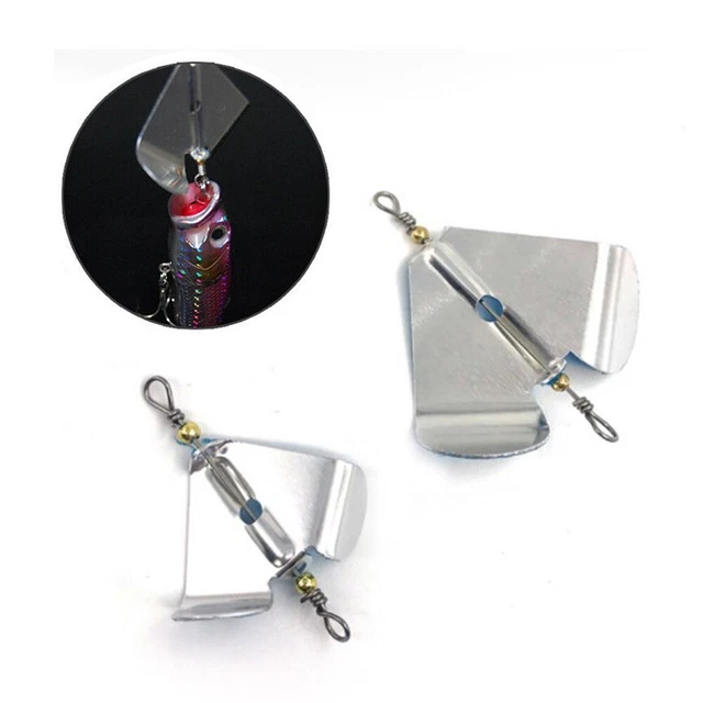 BOOST BAIT ATTRACTION with Rotating Propeller Metal Spinner Spoon Set ...