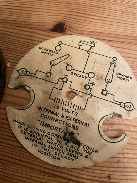 WW2 RAF AIRCRAFT MORSE CODE KEY IDENTIFICATION SWITCH BOX Ref No 5C/372 ...