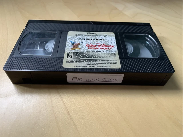 VINTAGE DISNEY’S SING Along Songs Fun With Music VHS EUR 11,35 ...