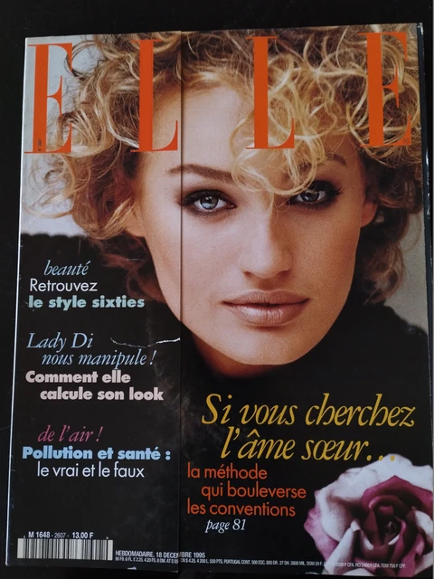 ELLE MAGAZINE 18/12/1995; Lady Di/ Donatella Versace/ Keanu Reeves EUR 7,00 - PicClick FR