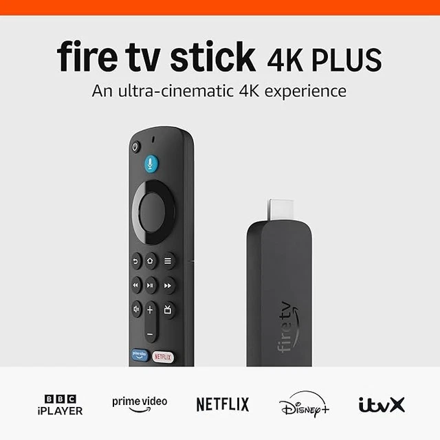 AMAZON FIRE TV Stick 4K Plus streaming device, supports Wi-Fi 6, Dolby ...