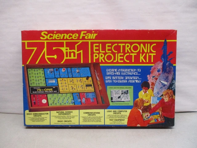 SCIENCE FAIR 75 in 1 Electronic Project Kit $29.99 - PicClick