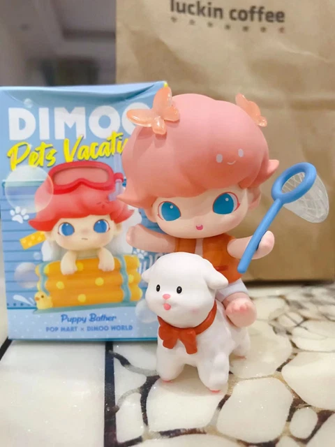 POP MART X DIMOO Pets Vacation Series Ranch Catcher Mini Figure Art Toy ...
