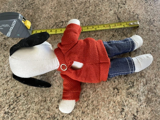 RARE 1960S VINTAGE Peanuts Snoopy Sanforized Jeans Cloth Rag Doll Toy ...
