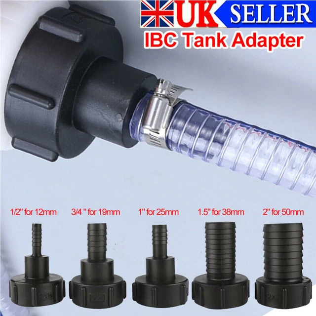 UK IBC TANK Adapter Adaptor Connector Water Tank Outlet Connection ...