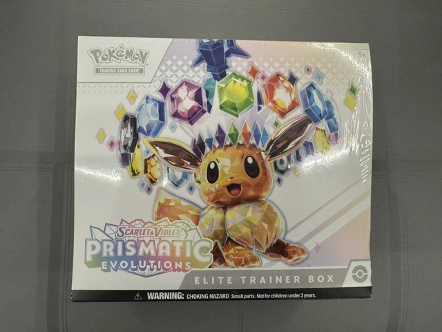 POKÉMON TCG: SCARLET & Violet Prismatic Evolutions Elite Trainer Box ...