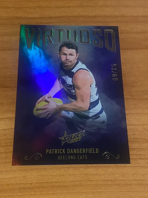 2023 AFL SELECT Footy Stars Virtuoso PATRICK DANGERFIELD # 53/60 Geelong $300.00 - PicClick AU