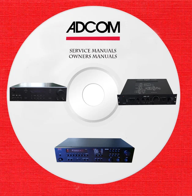 MANUALES DEL PROPIETARIO del servicio de reparación de audio Adcom en 1 ...