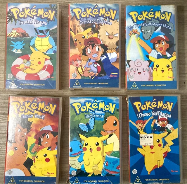 POKEMON VHS PIKACHU PARTY Vhs Pikachu Vhs Pokemon Anime VHS Pokemon TV ...
