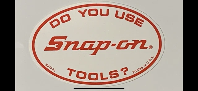 VINTAGE SNAP-ON TOOLS Sticker NOS Hot Rod Tool Box New Never Used Large $16.58 - PicClick CA