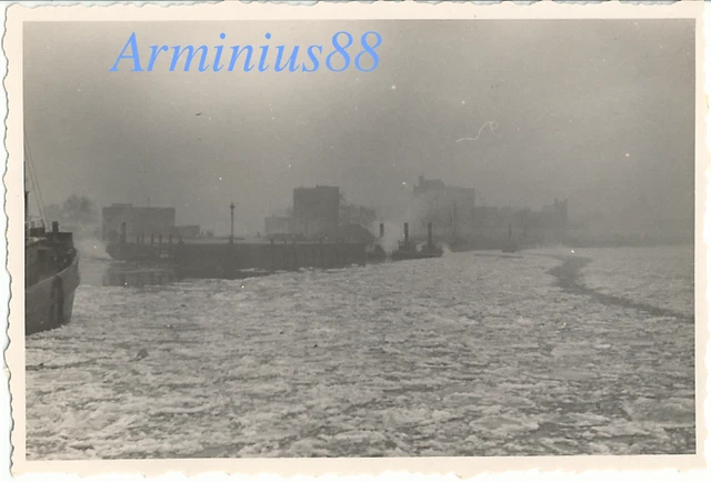 NEDERLAND, 1940 - Rotterdam - Binnenschip - Péniche - Aufklärungsgruppe ...