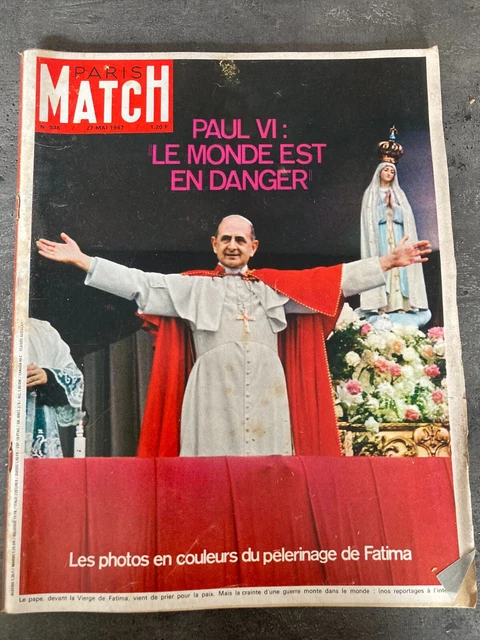 PARIS MATCH N°946 27/5/1967 Pape Paul VI Jane Fonda Roger Vadim ...