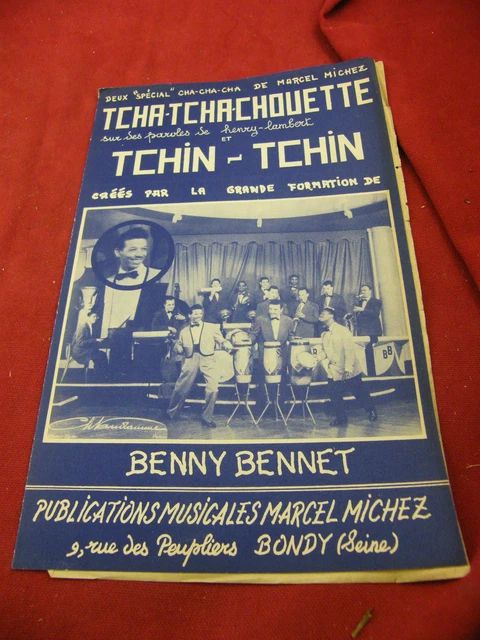 PARTITURA TCHA TCHA Chouette Tchin Tchin Benny Bennet Cha Cha Cha EUR ...