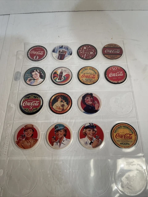 LOT OF 15 Coca-Cola POGS “Coke.Cap” Collection - Excellent Condition ...