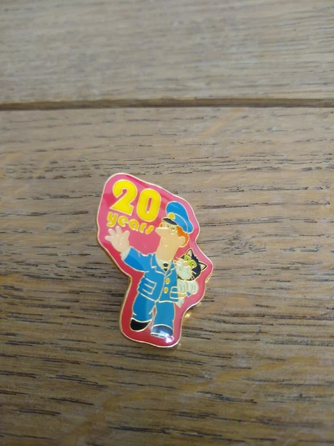 RARE POSTMAN PAT 20 years trade show pin badge £4.37 - PicClick UK