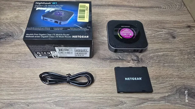 NETGEAR NIGHTHAWK M1 MR1100-4G LTE Mobiler WLAN Router SIM-Karte MwSt ...