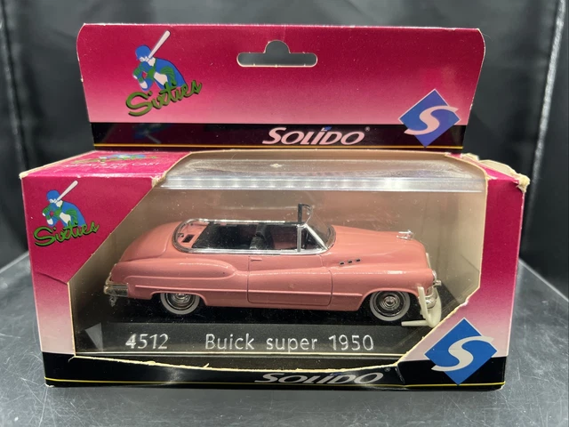 BUICK SUPER 1950 Convertible - Solido model No. 4512 - Pink £8.99 ...