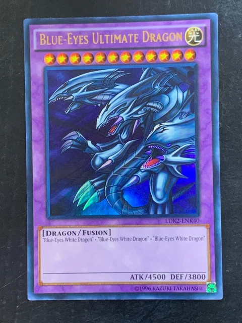 BLUE-EYES ULTIMATE DRAGON LDk2-ENK40 Ultra Rare Yu-Gi-Oh! Konami [4 ...