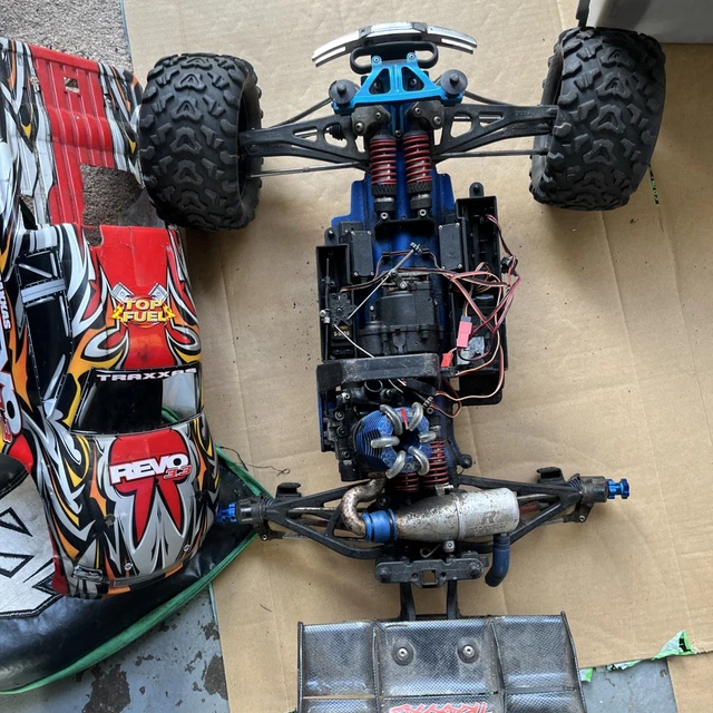 TRAXXAS REVO 3.3 nitro RC, complete with extras £208.68 - PicClick UK