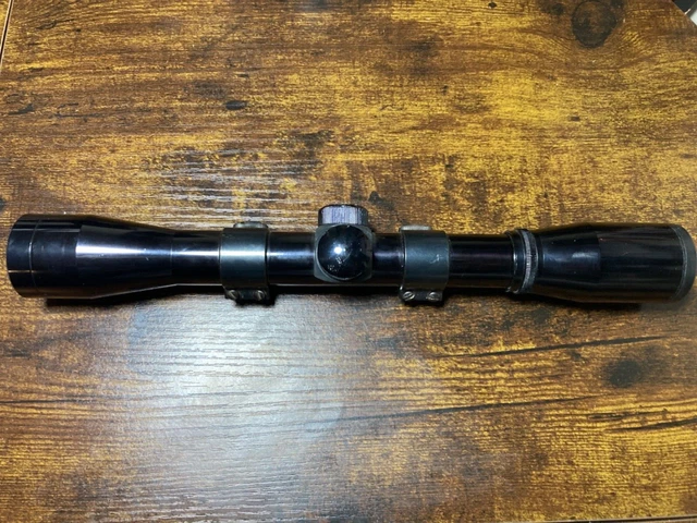 BUSHNELL SCOPE 4X32 sportview with weaver mount rings - ships fast $29. ...