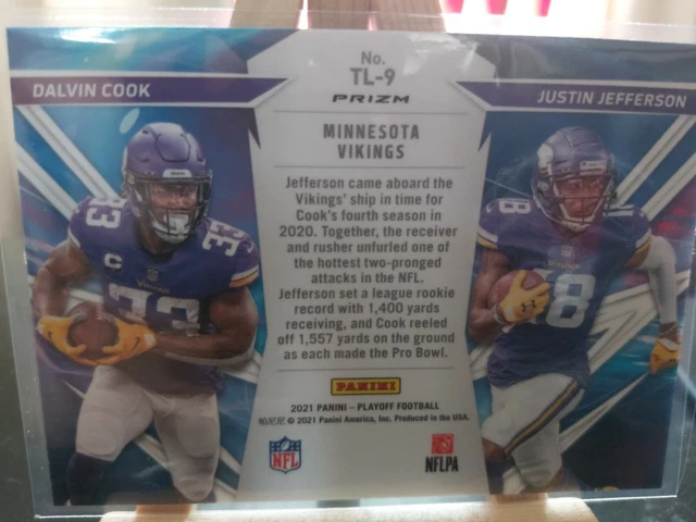 2021 PLAYOFF THUNDER & Lightning Dalvin Cook/Justin Jefferson Vikings ... 2021 PLAYOFF THUNDER & Lightning Dalvin Cook/Justin Jefferson Vikings ...