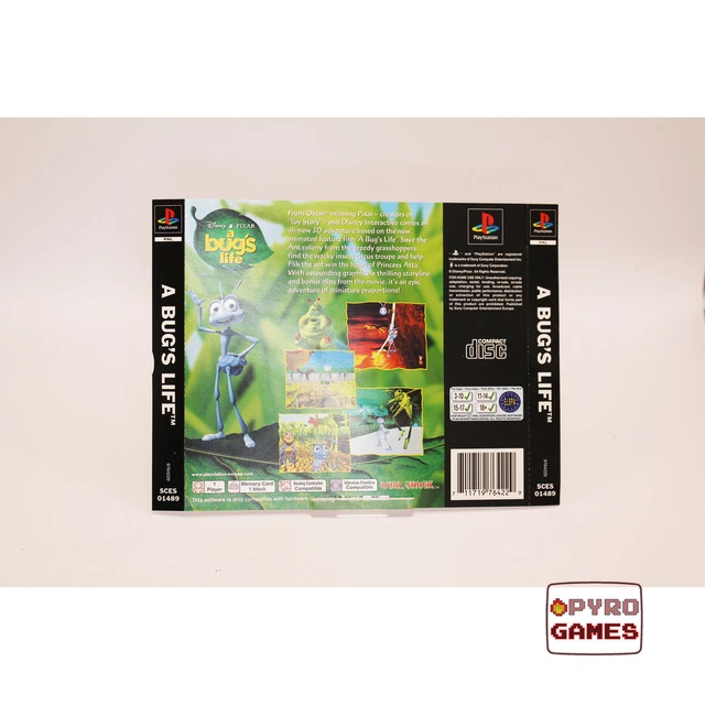 DISNEY/PIXAR'S A BUG'S Life - Rear Inlay (No Game) - Sony PlayStation 1 ...