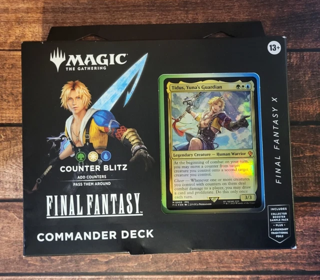 MAGIC: THE GATHERING Final Fantasy Counter Blitz Commander Deck Tidus ...