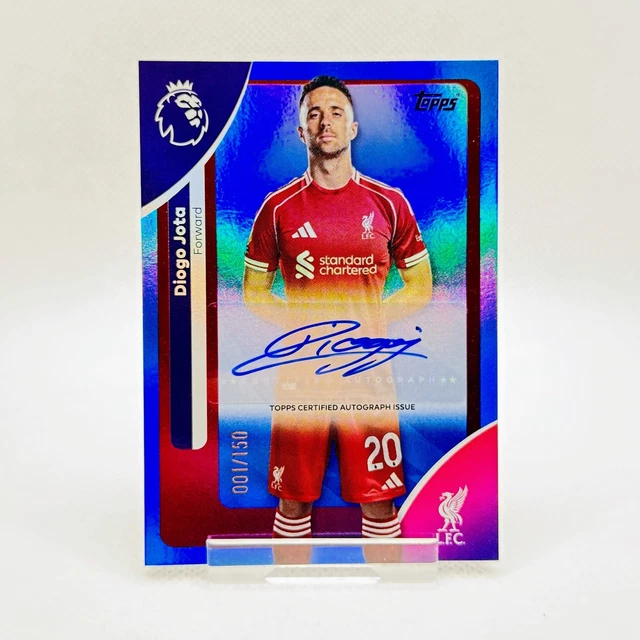 2026 TOPPS PREMIER League Diogo Jota Blue Autograph Auto Parallel /150 ...