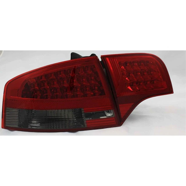 LED REAR LIGHTS for Audi A4 B7 Saloon Year 04-08 Clear Red Smoke Black ...