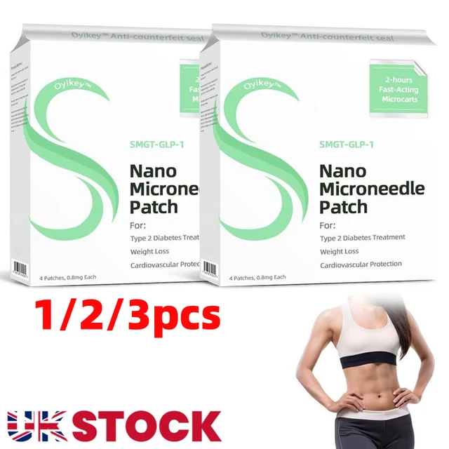 OYIKEY NANO MICRONEEDLE Patch, SMGT-GLP-1 Patch for Women & Men, Skin ...