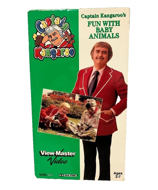 CAPTAIN KANGAROO FUN With Baby Animals View Master Rare Vintage 1992 ...