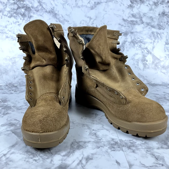 BATES GORE-TEX MILITARY Combat Vibram Boots Army Tan Men Sz 5R Women 7 ...