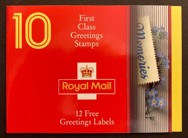 1992 NVI GB Barcode Stamp Booklet SG KX4 Greetings (Smiles) and ...