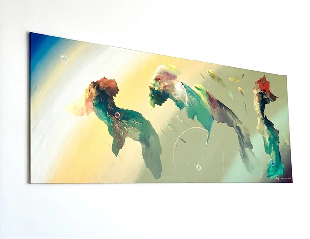 MODERNES ORIGINAL GEMÄLDE signiert, Modernes Kunstwerk auf Leinwand, Unikat EUR 1.750,00 ...