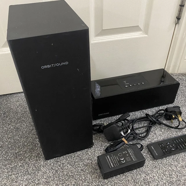 ORBITSOUND M9 SOUNDBAR & Compact S1 Wireless Subwoofer With Remote ...