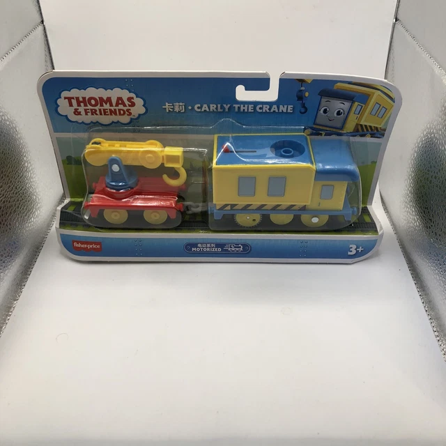THOMAS & FRIENDS Motorized Carly the Crane Toy Vehicle Engine Fisher ...