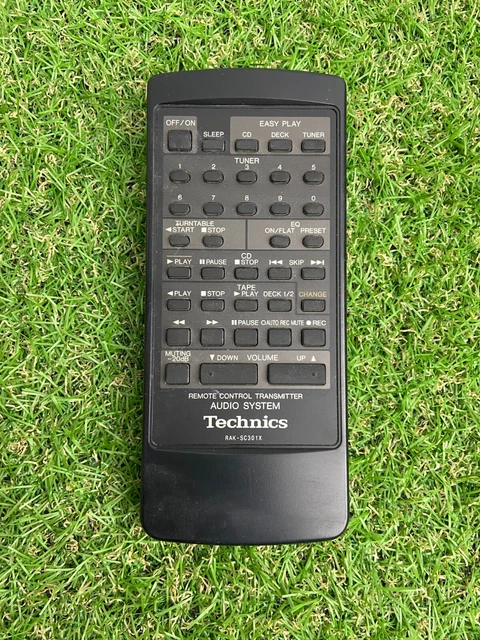 GENUINE ORIGINAL TECHNICS RAK-SC301X Audio System Remote Control ...