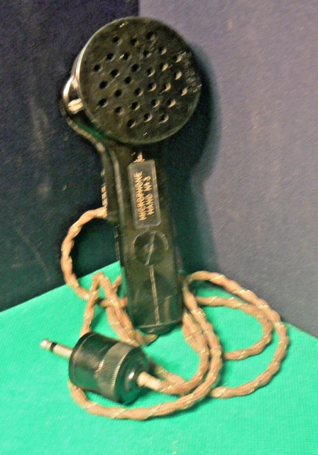 WW2 BRITISH ARMY Microphone Hand No 3 Military Radio £12.92 - PicClick UK