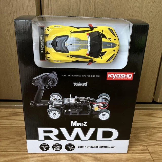 MINI-Z RWD CHEVROLET Corvette C8.R Yellow Ready Set Rc Car Electric ...